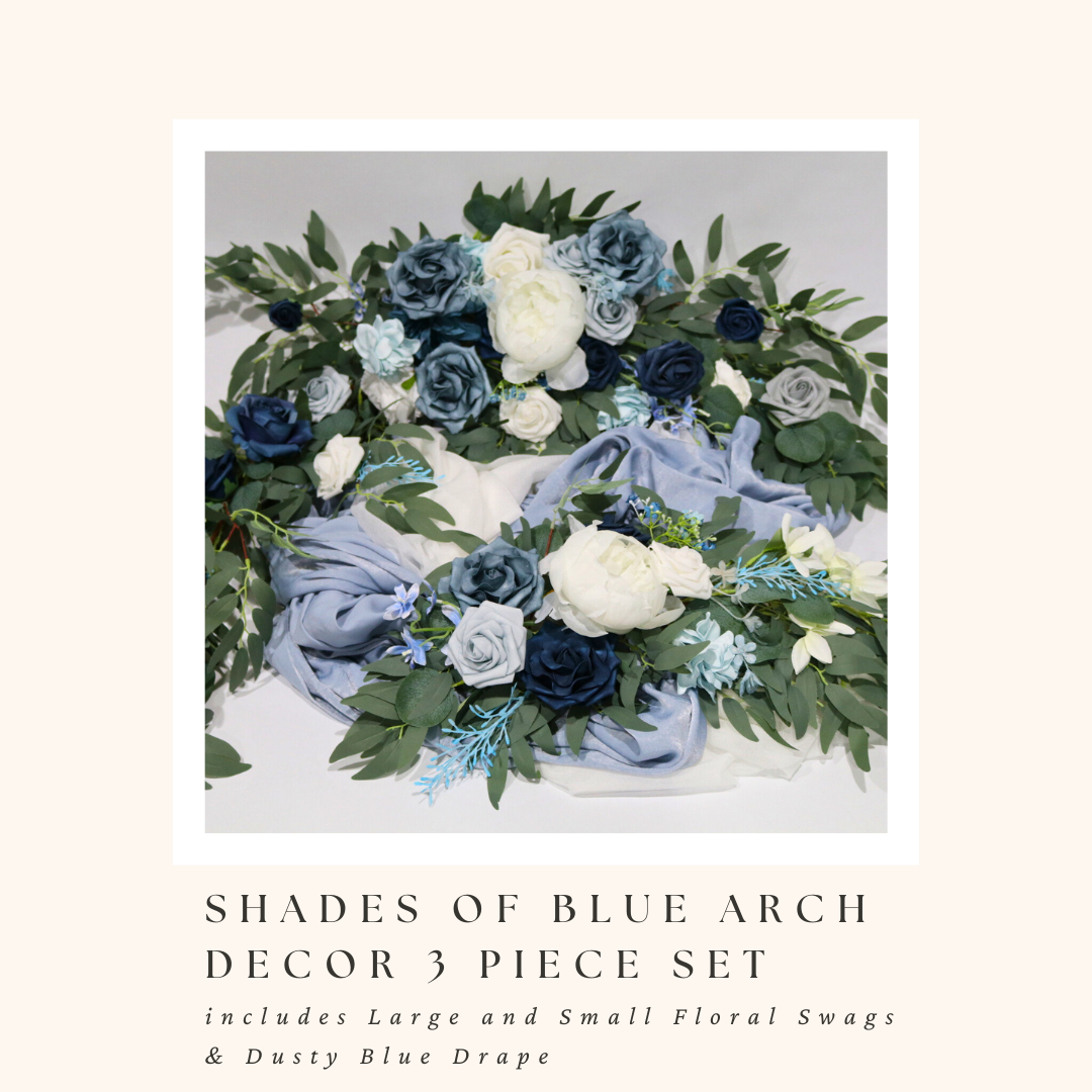 Shades of Blue Arch Set – Perfect Day Decorating